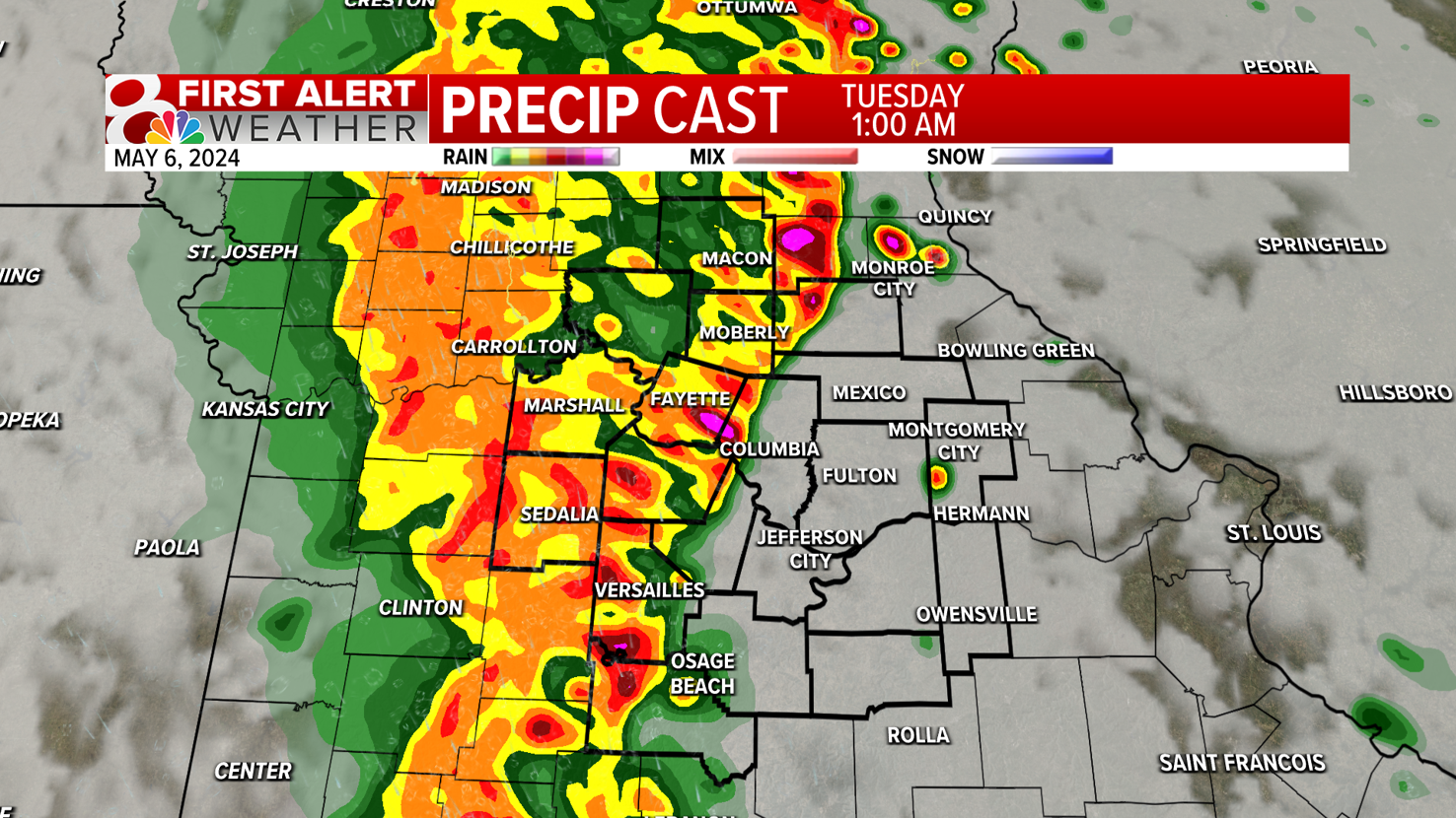 Forecast: Tracking severe storm chances in Missouri | Weather | komu.com