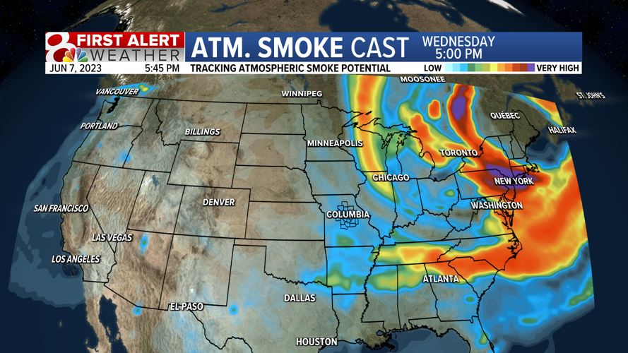 Forecast: Tracking wildfire smoke and a cooler couple of days in Mid ...