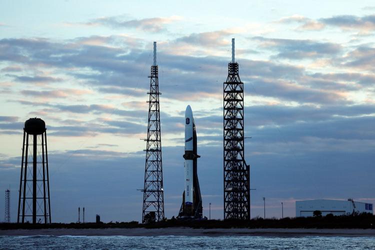 first orbital rocket launch