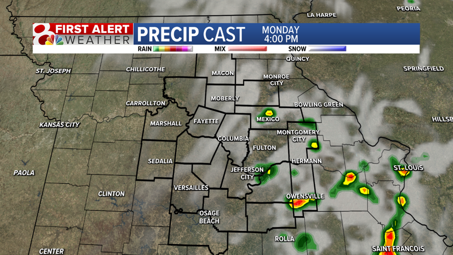 Forecast: Slight rain chance this afternoon, hot week ahead | Weather ...