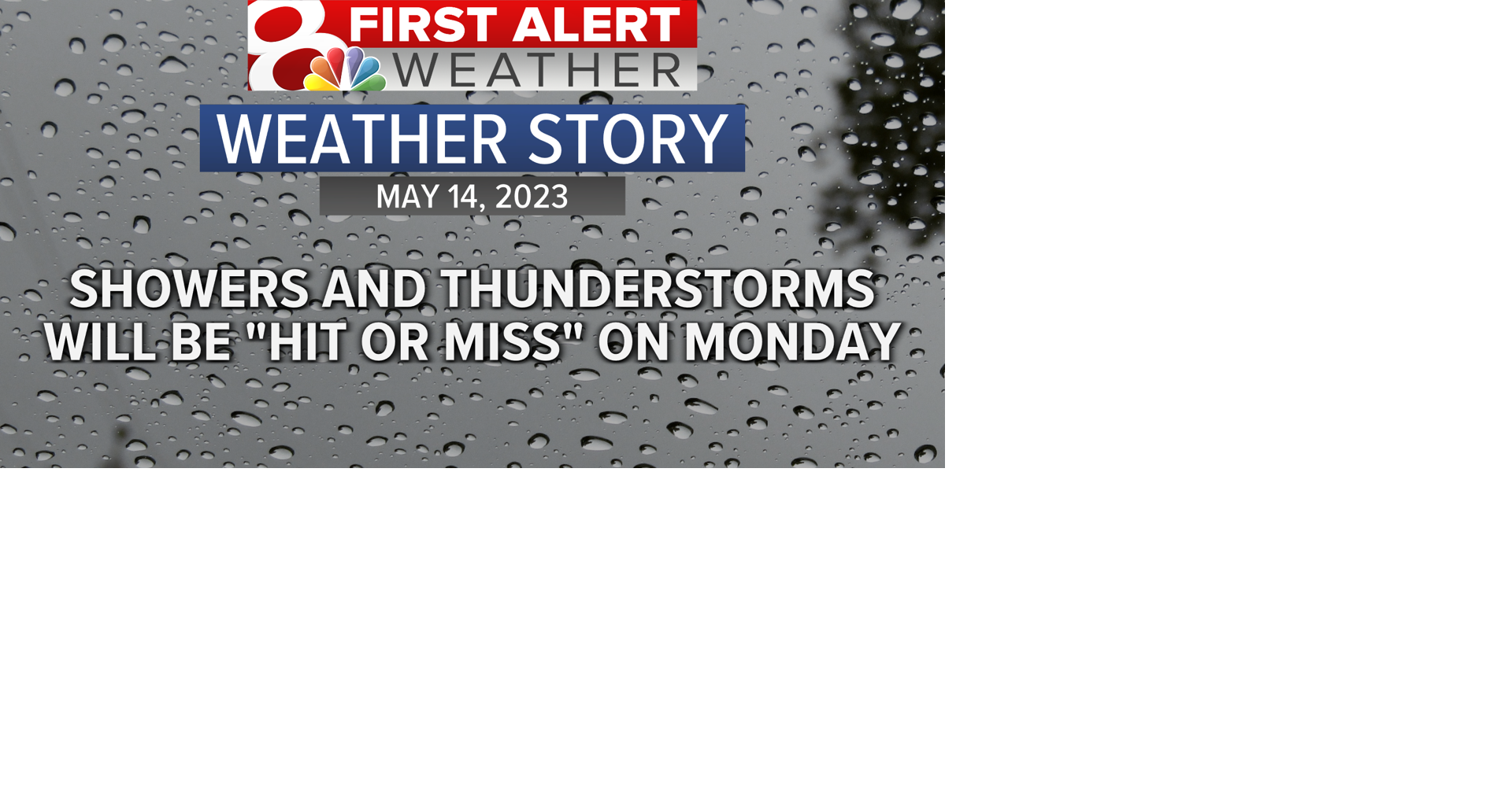 Forecast: Scattered thunderstorm chances continue into Monday | Weather ...