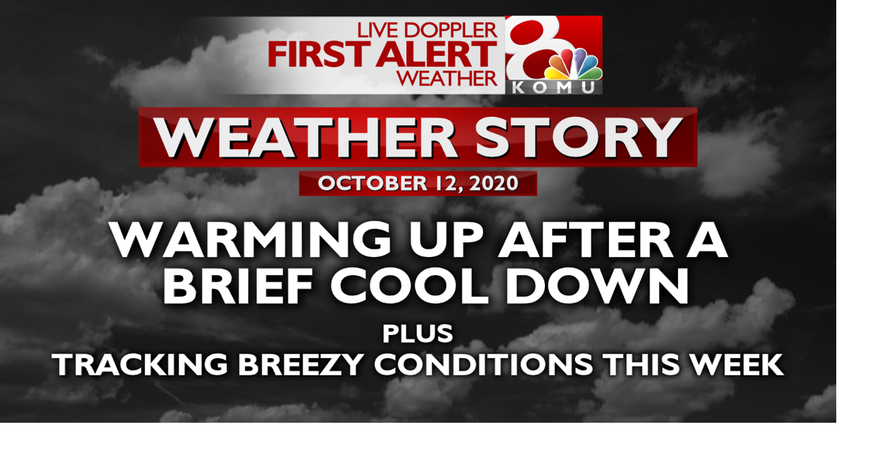 Forecast: Warming up after a brief cool down | Weather | komu.com