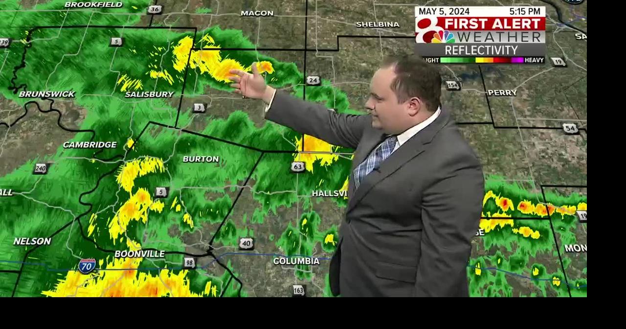 Showers this evening, storms overnight Monday | Weather | komu.com