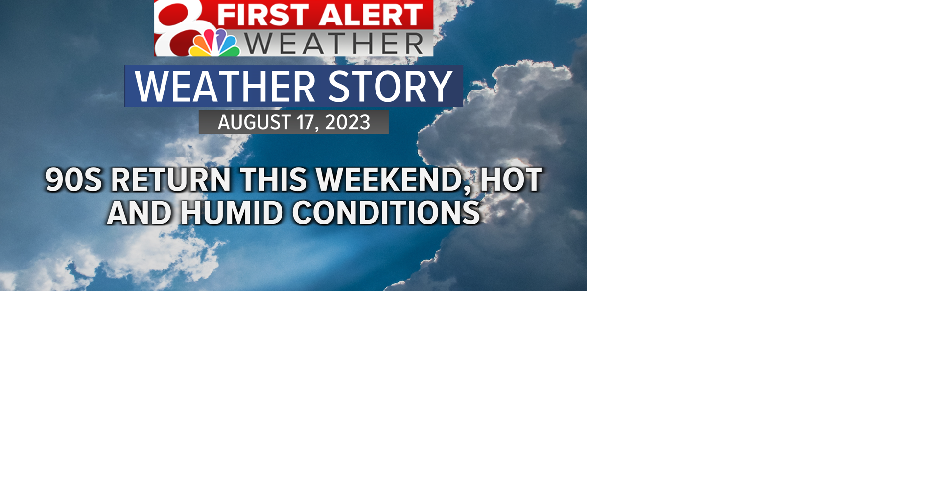 Warmer, More Humid Thursday; Hot & Humid this Weekend | Weather | komu.com