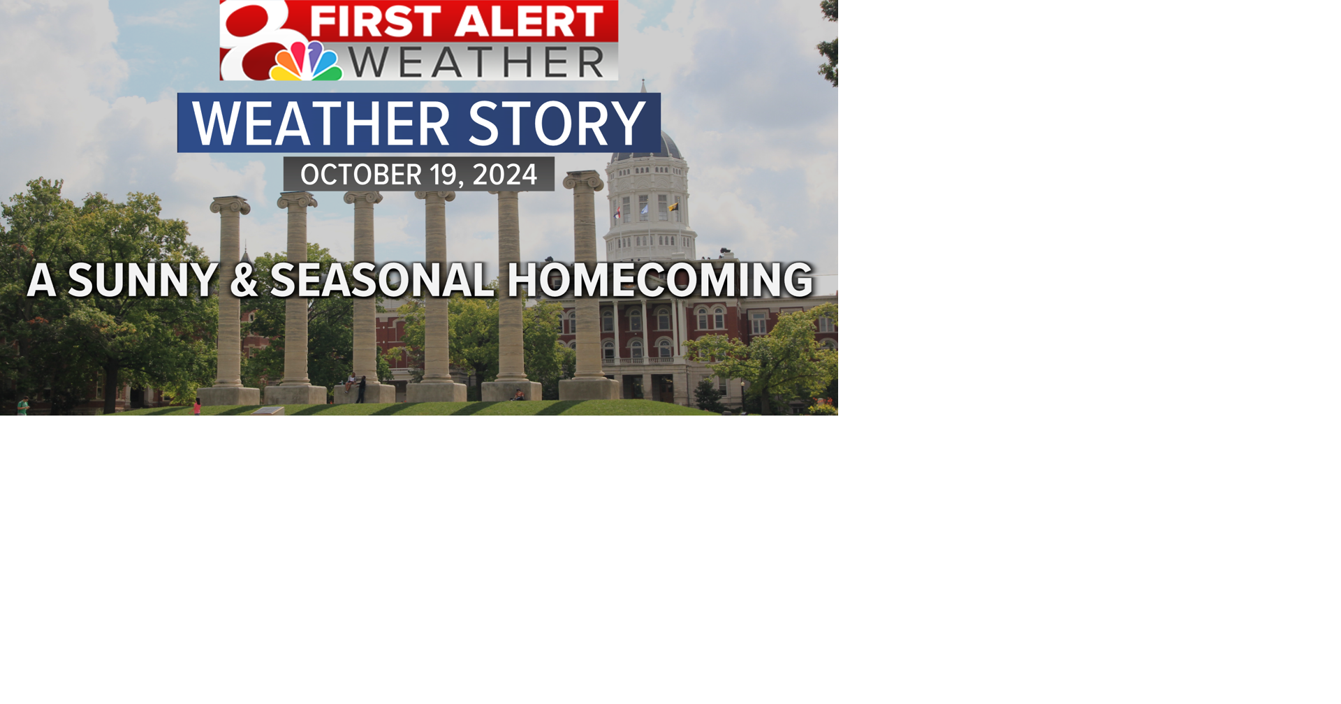 Forecast: A seasonal and sunny homecoming! | Weather | komu.com