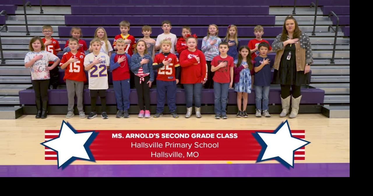 Hallsville Primary School - Ms. Arnold's 2nd Grade Class | Daily Pledge ...