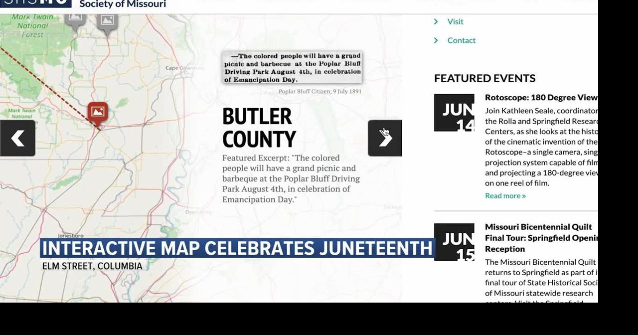 VIDEO: New online interactive map explores Juneteenth, serves as an ...