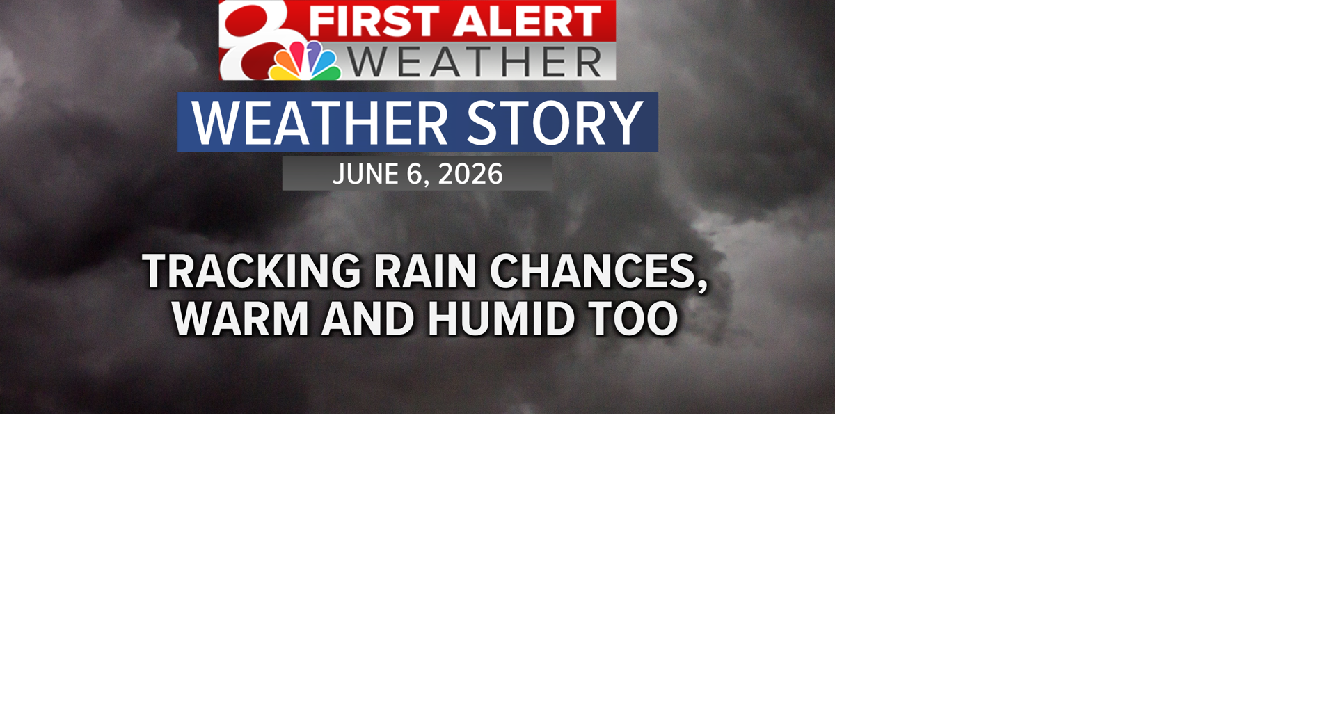 Thunderstorms plus warm feels-like temps today | Weather | komu.com