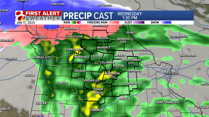 Forecast: Cooler and less windy Tuesday, all day rain expected ...