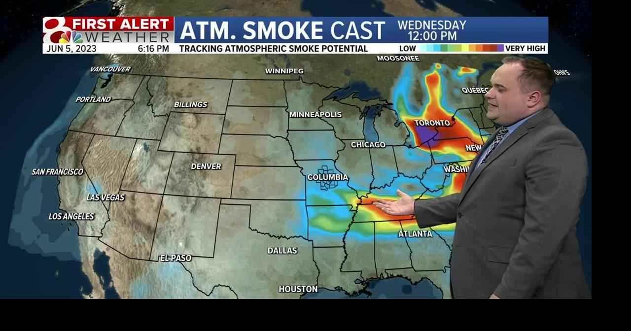 Hazy skies from Canadian wildfires | Weather | komu.com
