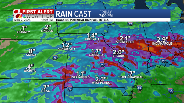 Forecast: Off and on showers and storms this week | Weather | komu.com