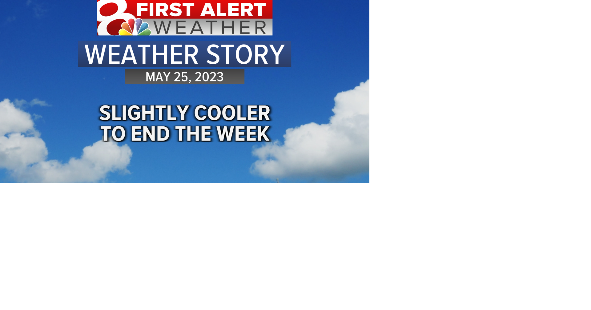 Forecast: Temps to end the week will be similar to how we started the ...