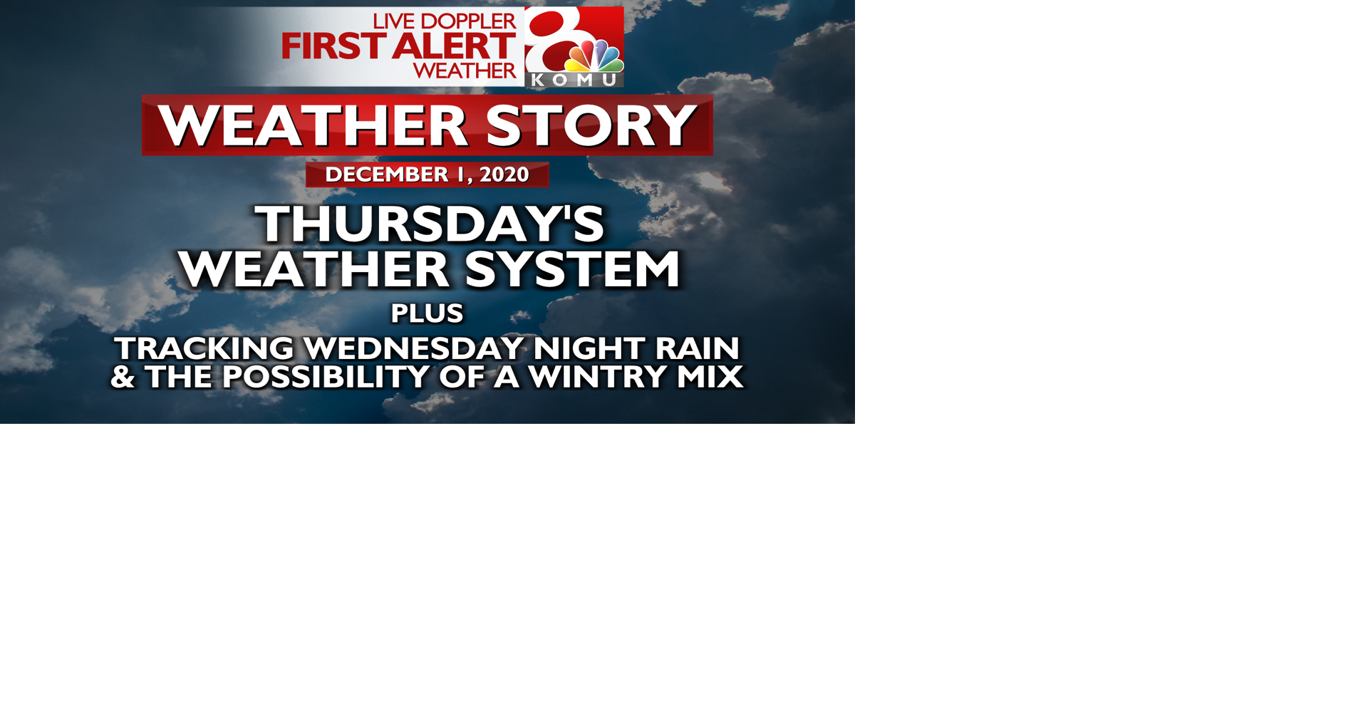 Forecast: Thursday morning rain and sleet is possible | Weather | komu.com