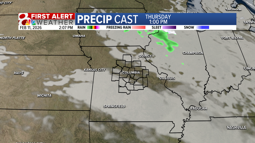 Forecast: Trending warmer later this week, slight rain chance Thursday ...