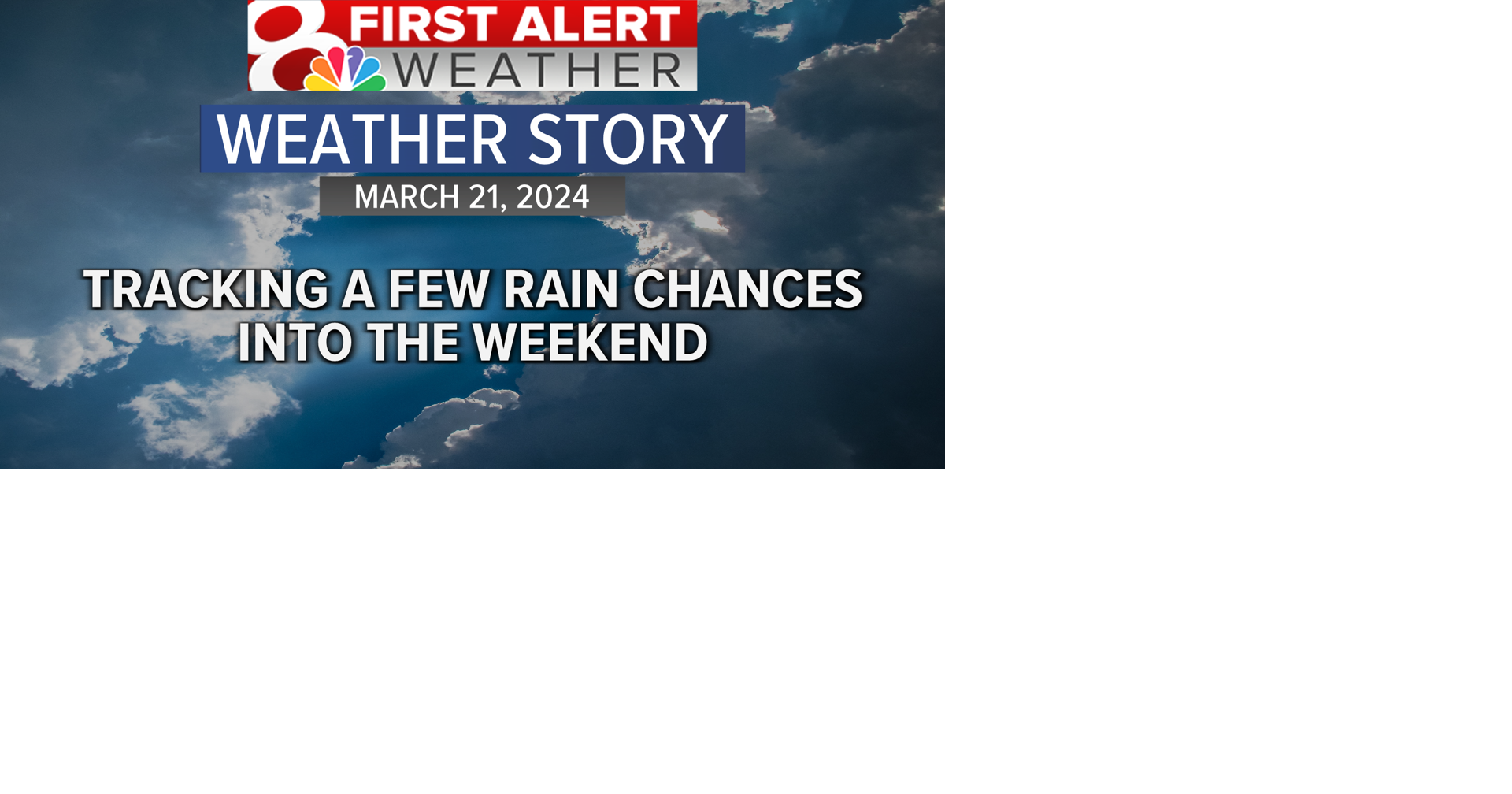 Forecast: Cooler Thursday, tracking rain chances | Weather | komu.com