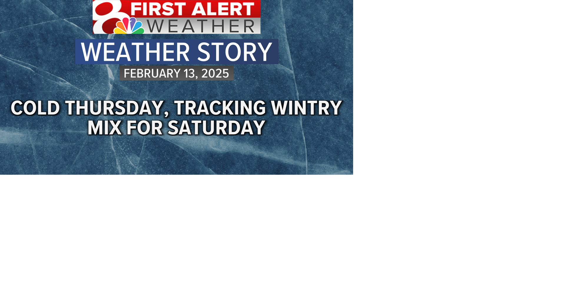 Forecast: Cold Thursday, tracking wintry mix for Saturday | Weather ...