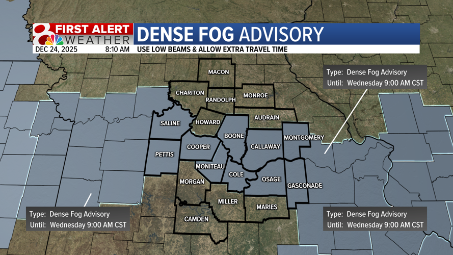 Forecast: Fog prompts Rudolph to lead Santa's sleigh | Weather | komu.com