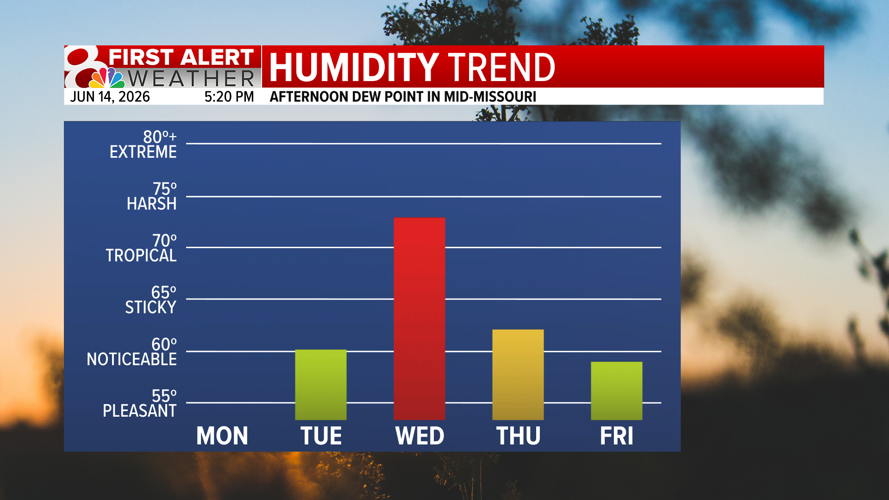 Forecast: Sunny and dry before thunderstorms Wednesday | Weather | komu.com