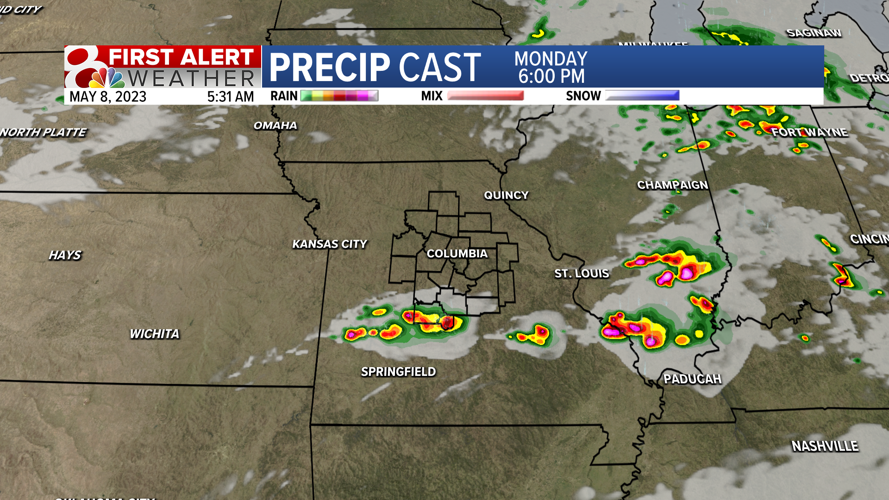 Forecast: After overnight storms, mid-MO will see some sunshine ...