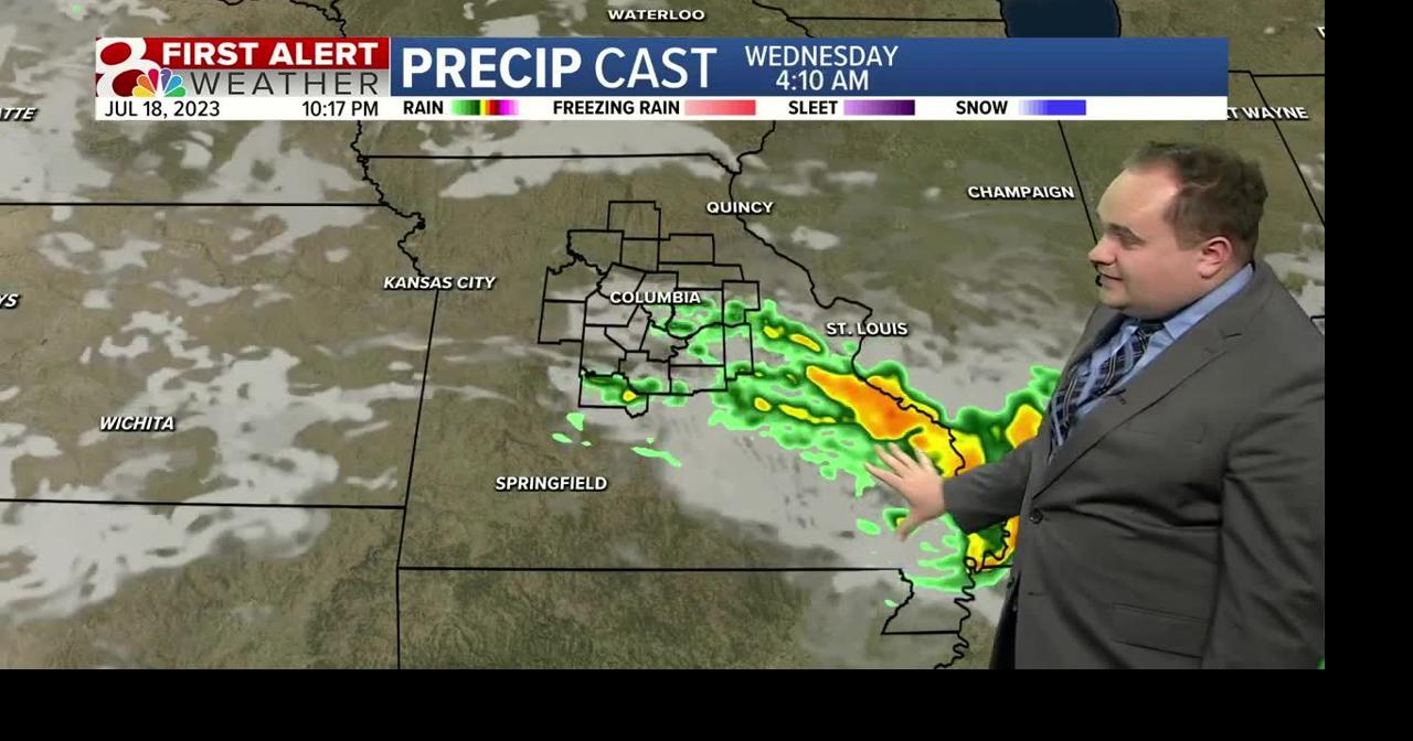 Isolated storms in mid-Missouri become widespread in Southeast Missouri ...