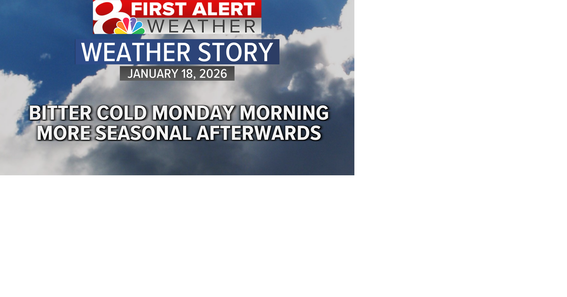 Forecast: Cold start tomorrow, seasonal the rest of this week | Weather ...
