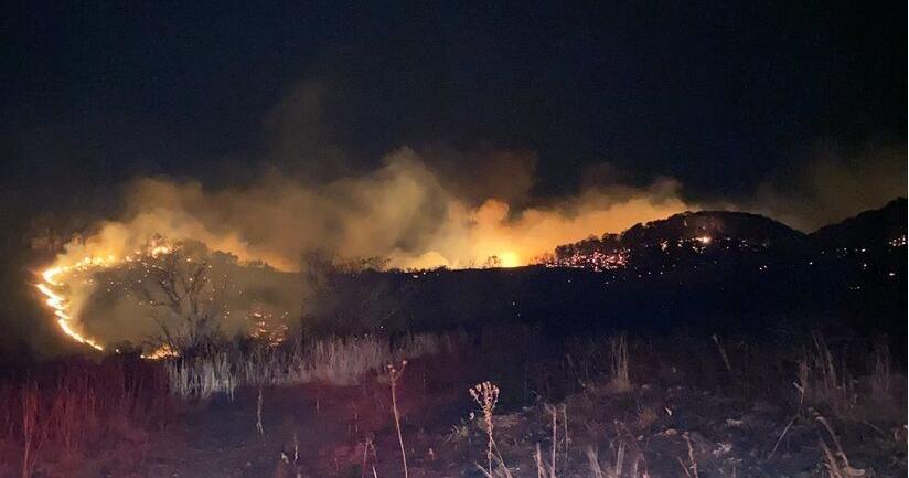 UPDATE: Brush fire in south Missouri grows, but is 60% contained | Mid ...
