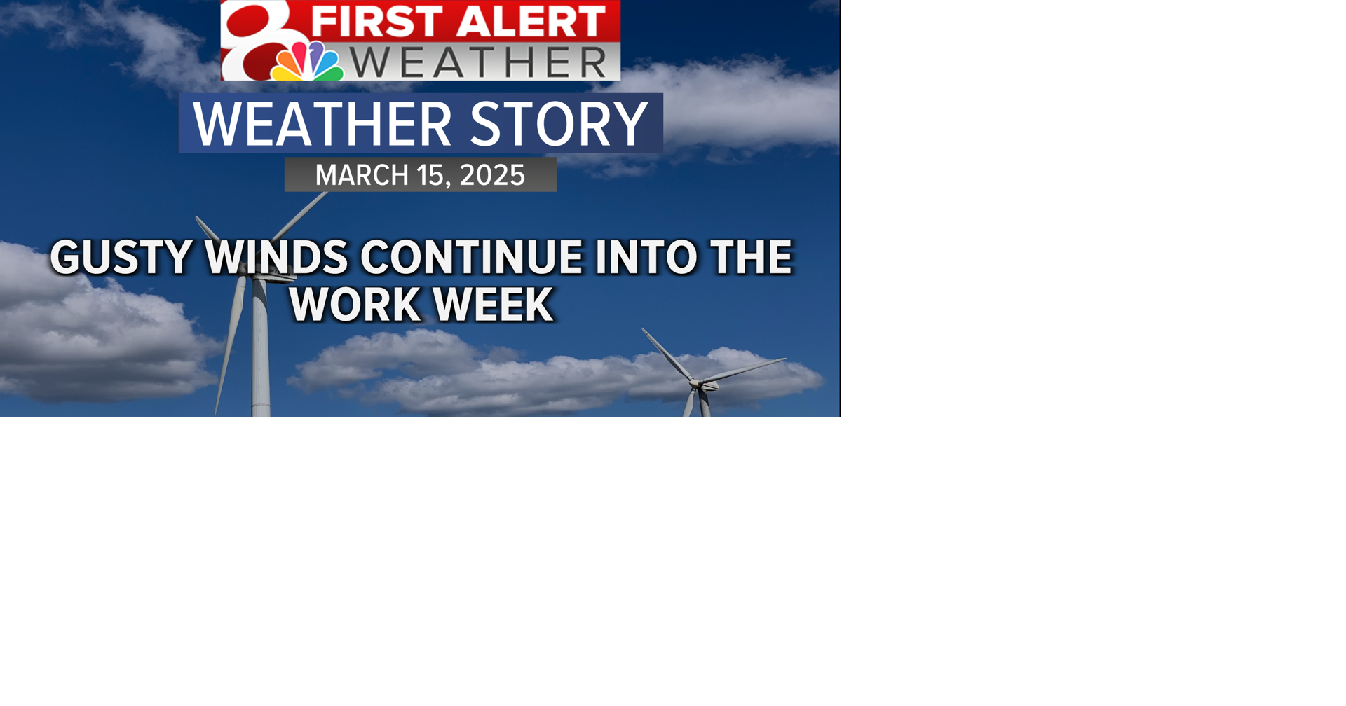 Forecast: Gusty winds stick around into the work week. | Weather | komu.com
