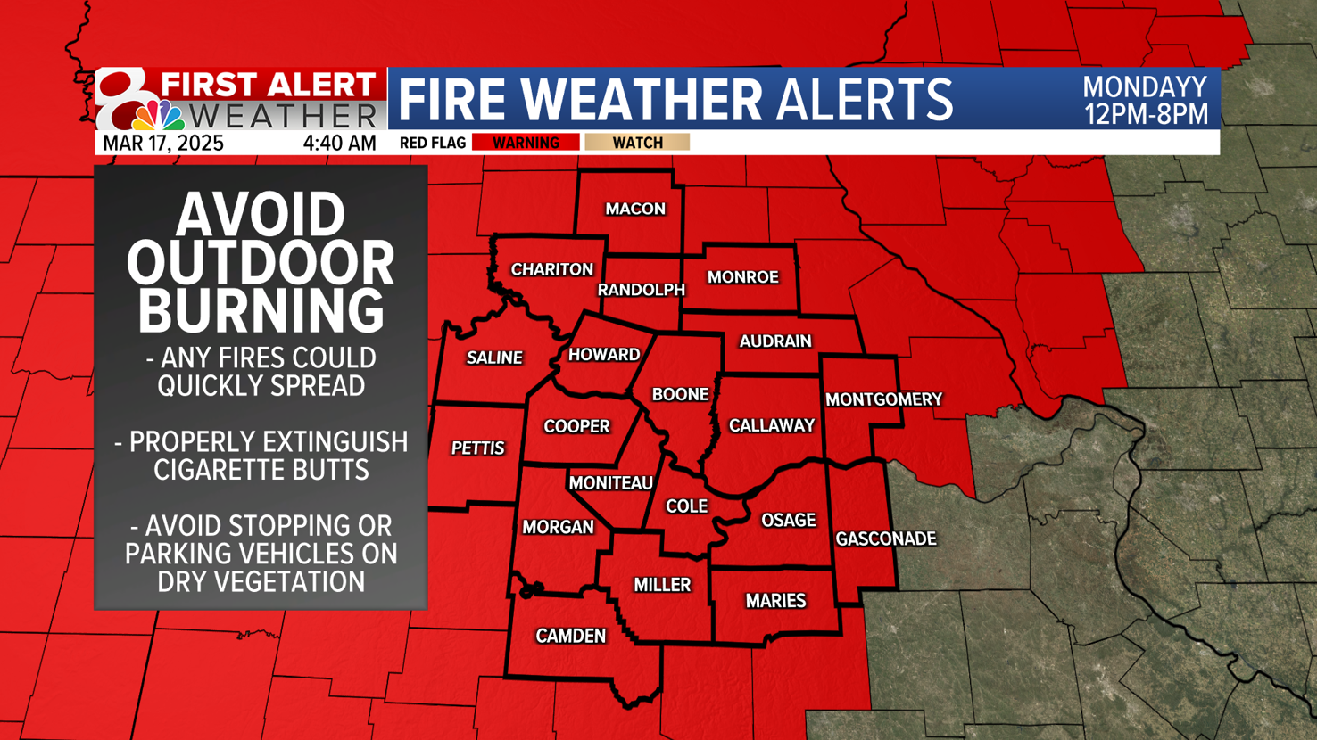 Forecast: Windy with elevated fire danger | Weather | komu.com