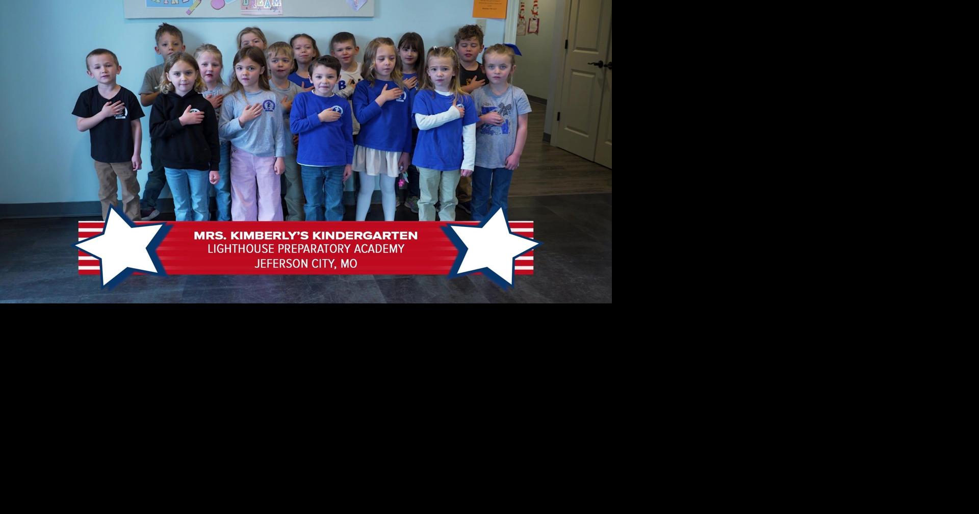 Lighthouse Prep Miss Kimberly's Kindergarten | Daily Pledge | komu.com