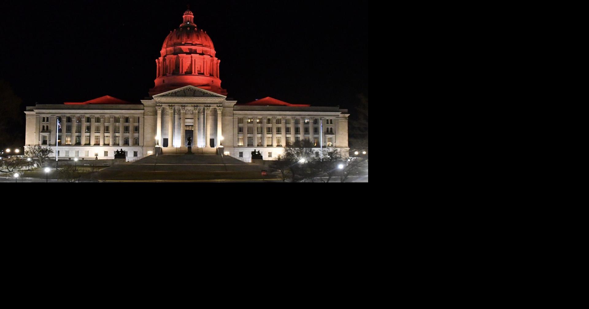 Capitol dome to shine red and gold in celebration of the Kansas City ...