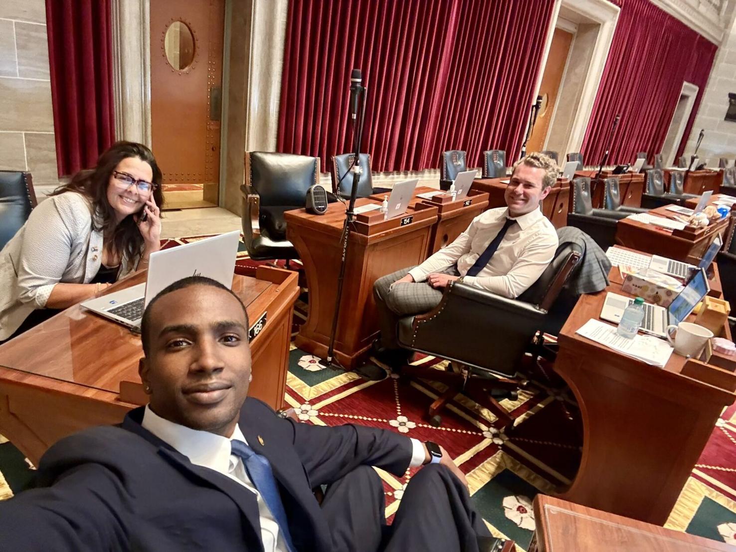 Mo. Dems. sleep on House floor in protest of special session | State ...