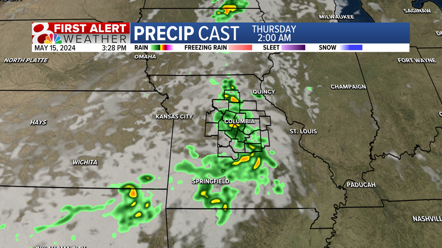 Forecast: More showers expected on Thursday | Weather | komu.com
