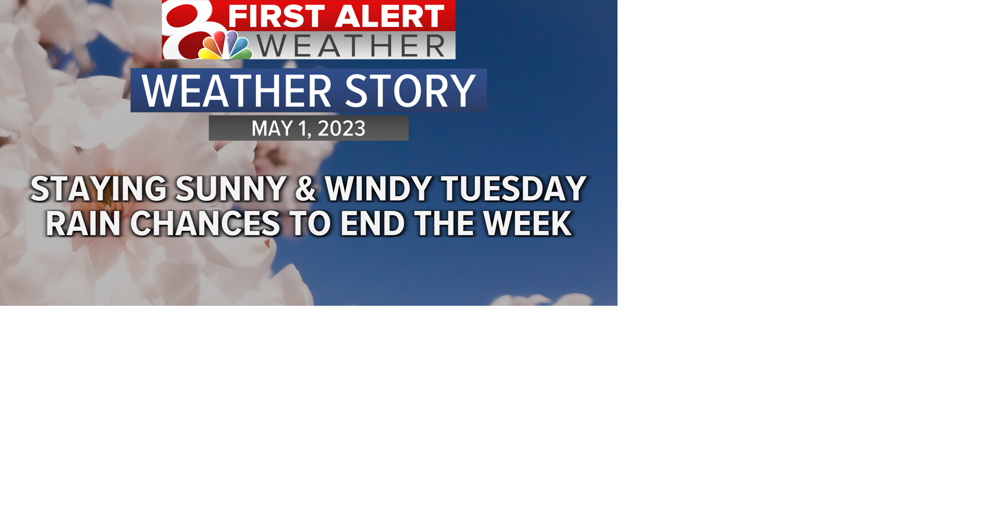 Forecast: Windy conditions again on Tuesday, but calmer winds and even ...
