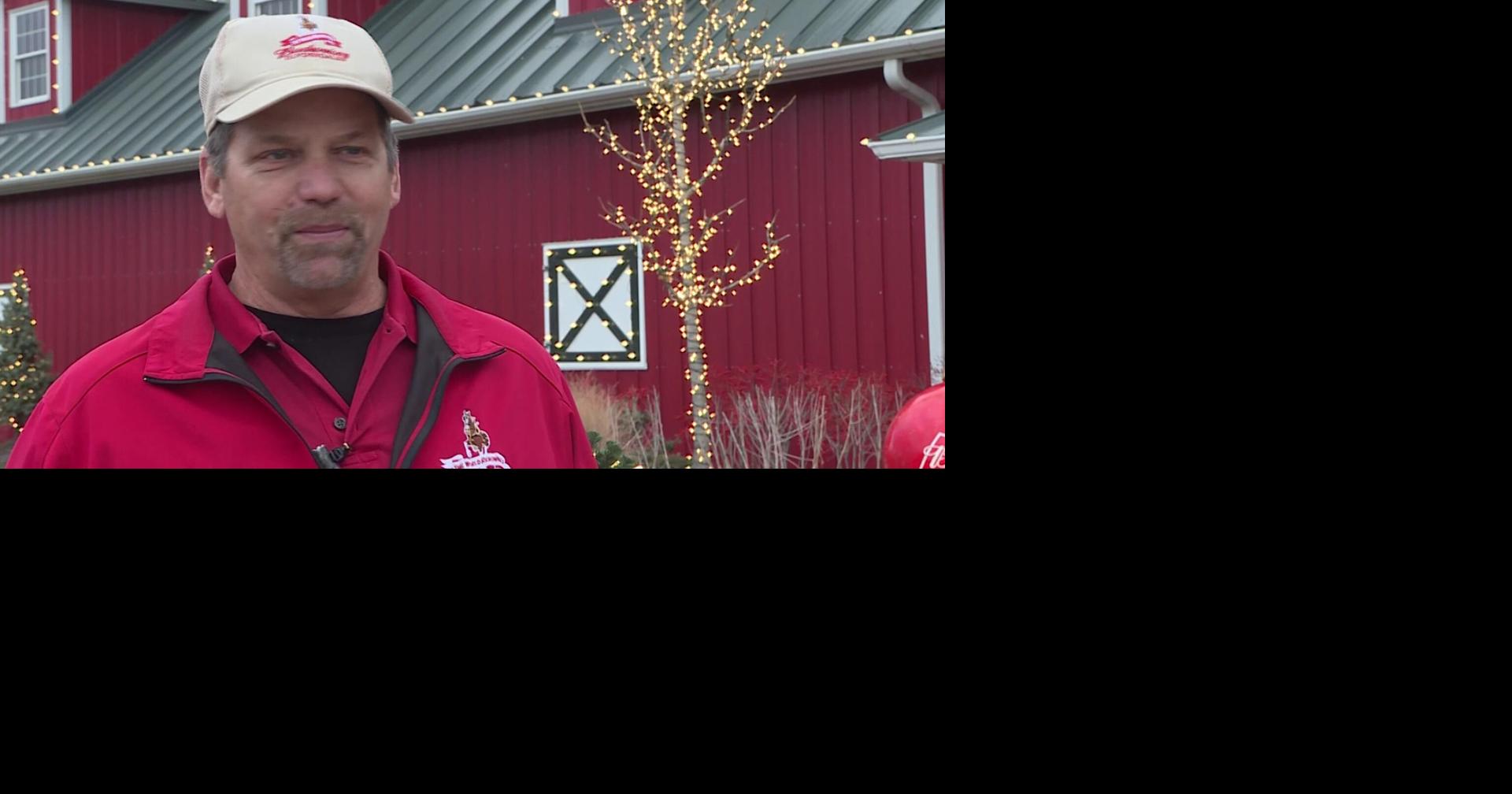 Herd supervisor Mark Boese explains how the drive thru helps horses ...