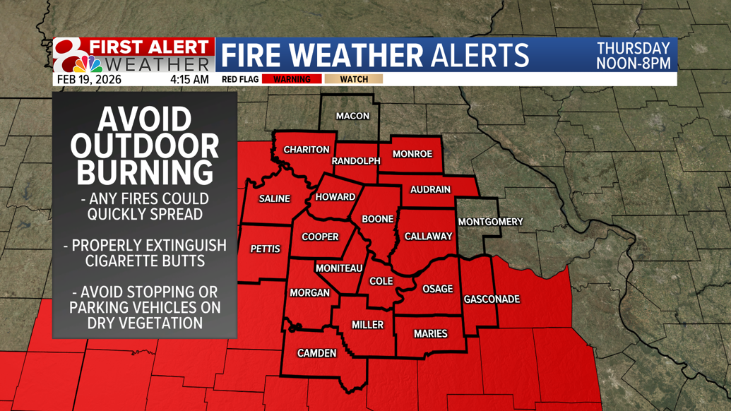 Forecast: Red Flag Warning, cooldown coming | Weather | komu.com