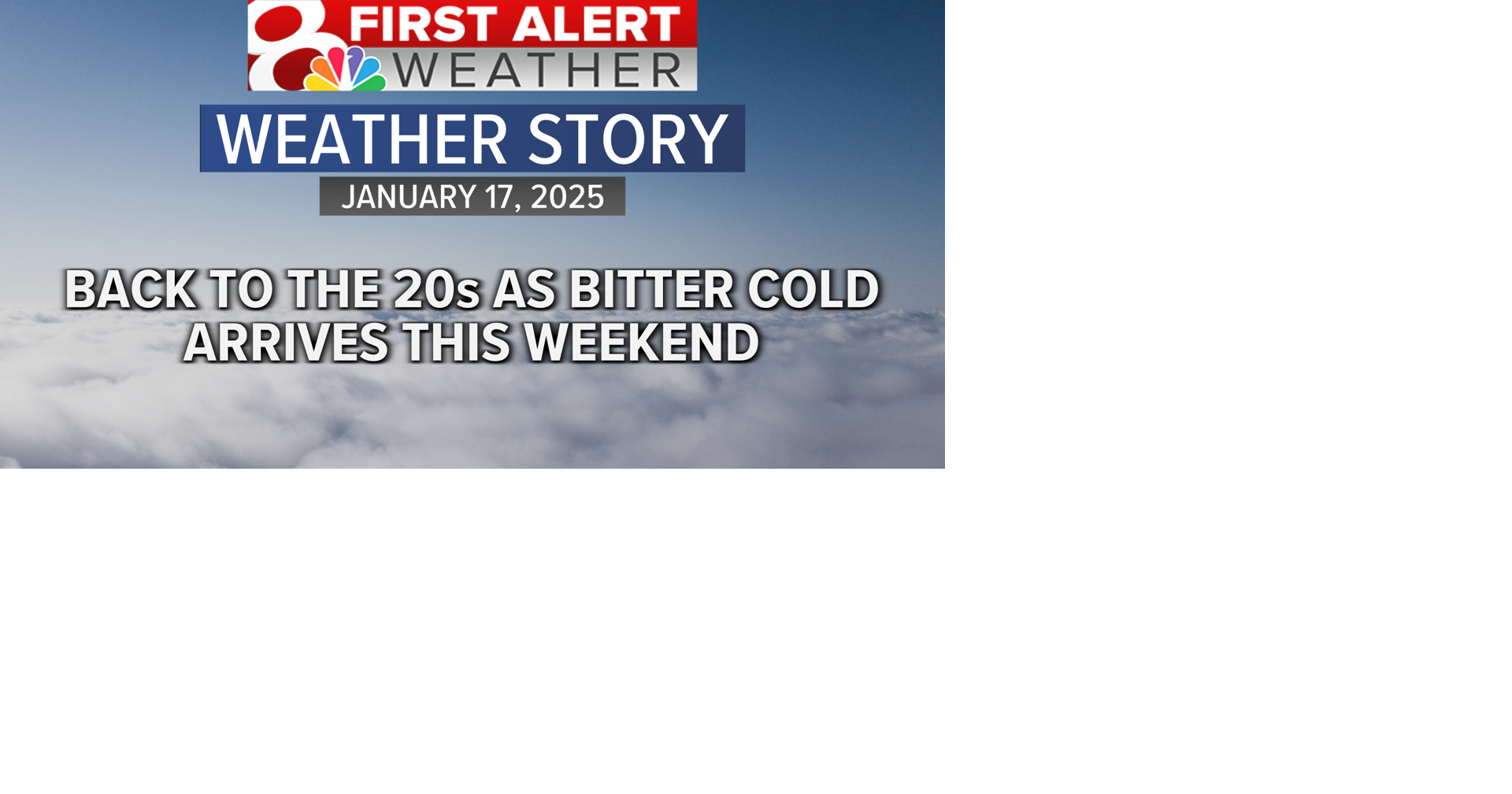 Forecast: Back to the 20s as bitter cold arrives this weekend | Weather ...