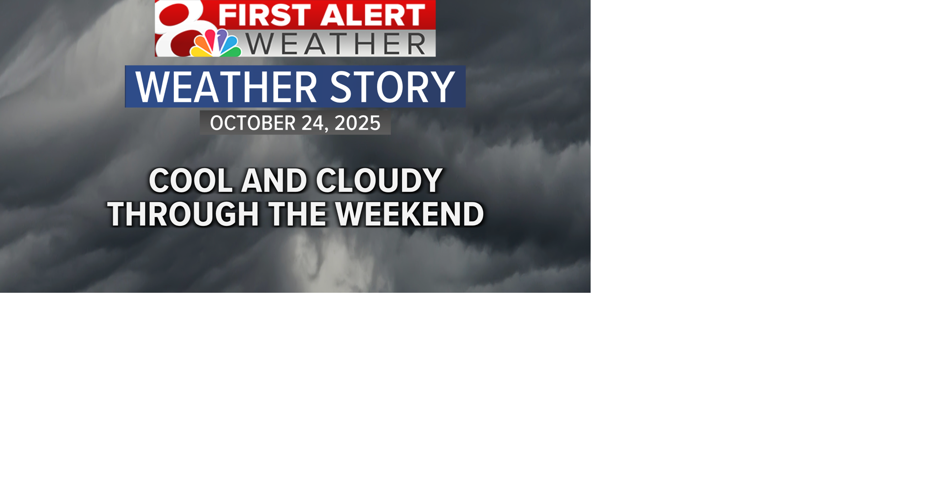Forecast: Cool and cloudy conditions stick around | Weather | komu.com