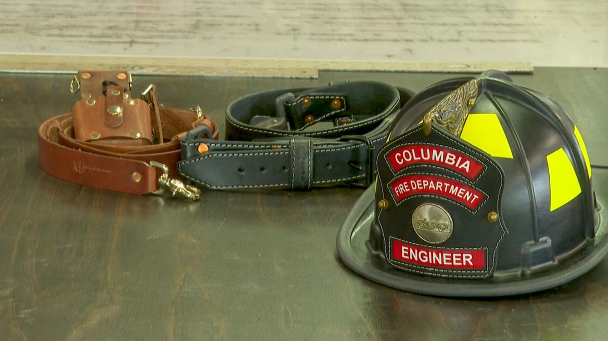 Kale Brucks crafts custom leather gear for firefighters | Show-Me ...