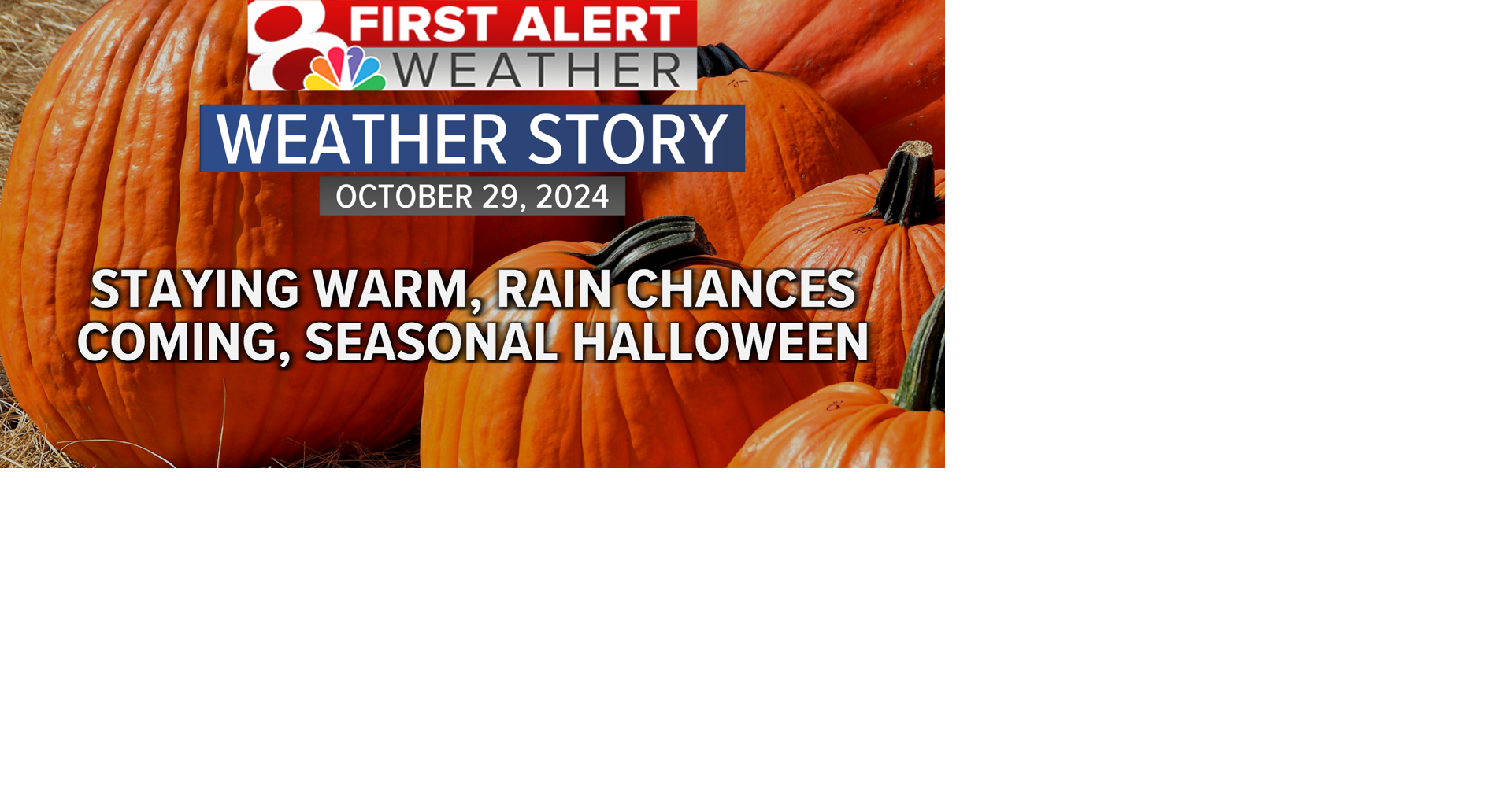 Forecast: Above average temperatures, next rain chances | Weather ...