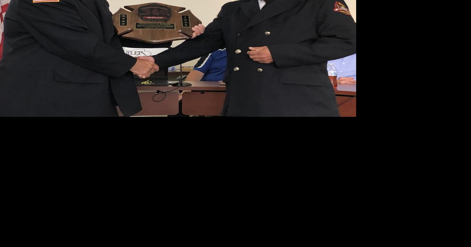 Two retiring Butler firefighters honored | Butler Bulletin | kpcnews.com