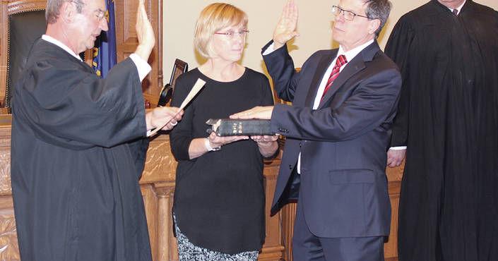 Hagen sworn in as Noble County judge | News | kpcnews.com