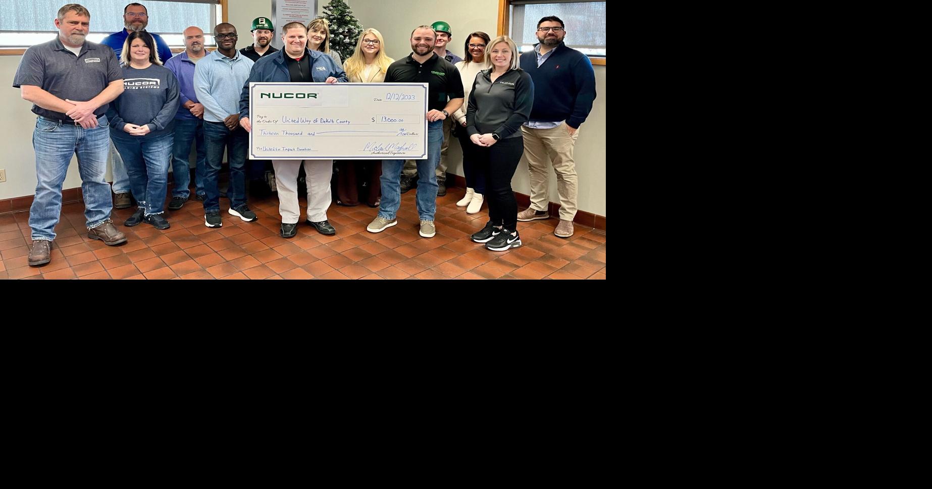 Nucor divisions donate to United Way | Thestar | kpcnews.com