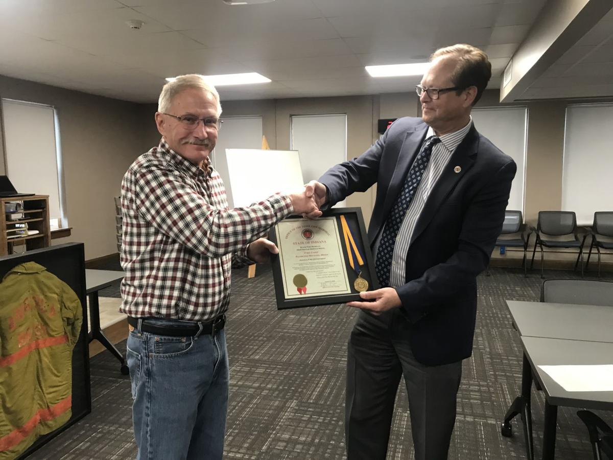 Meek honored as he departs as fire chief | Heraldrepublican | kpcnews.com