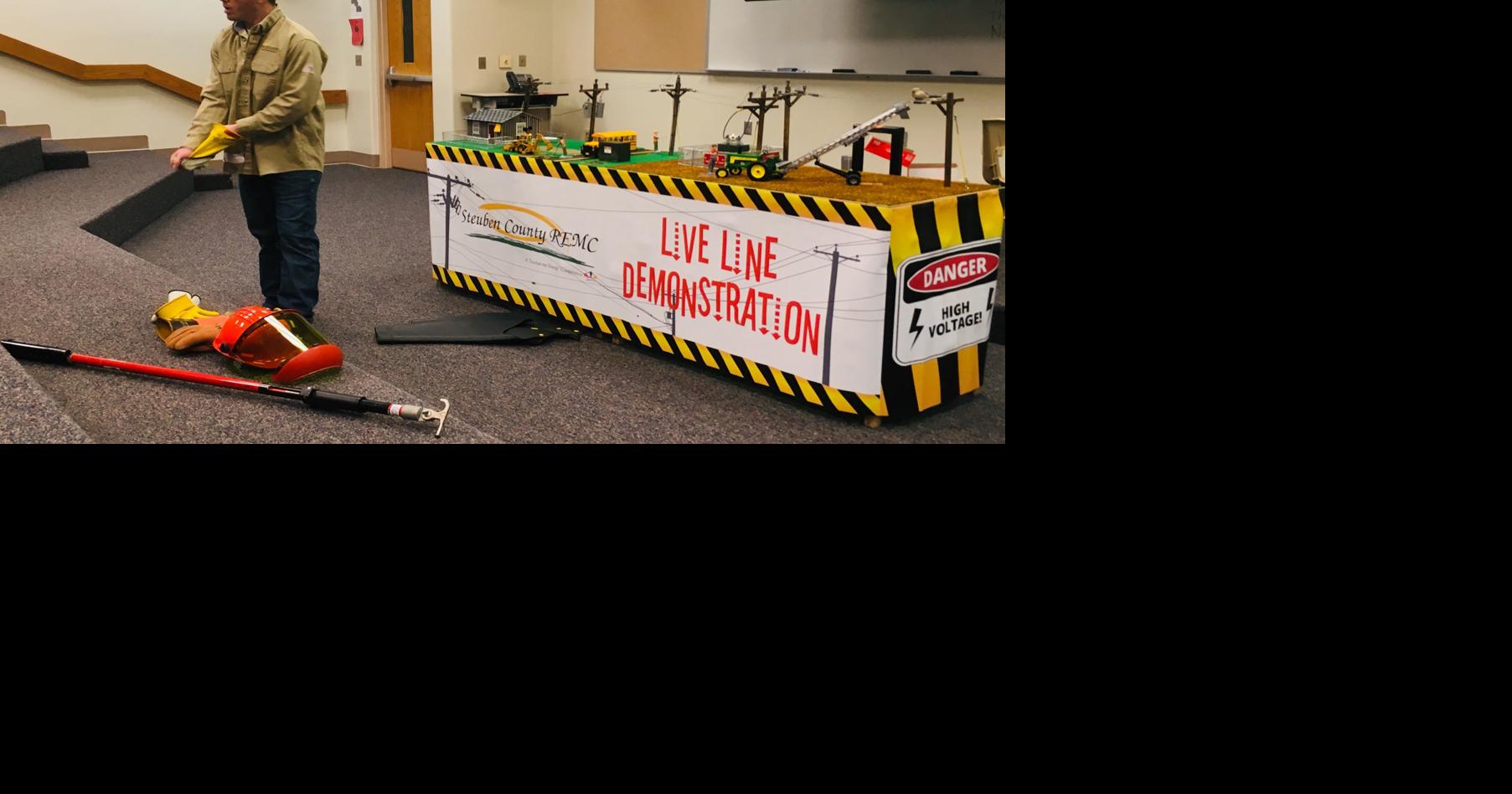 Students get electrical safety demonstration | Heraldrepublican ...