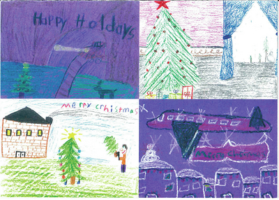 Cameron teams up with students to create Christmas cards | News ...