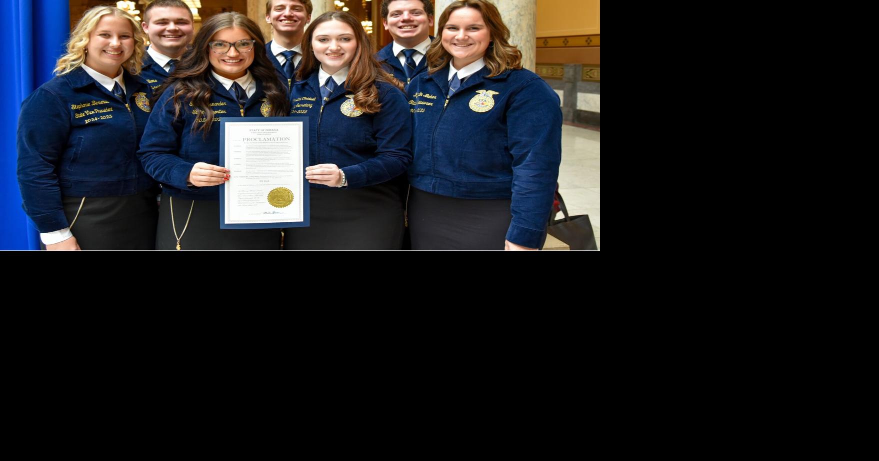 FFA Week celebrated at Indiana Statehouse | | kpcnews.com