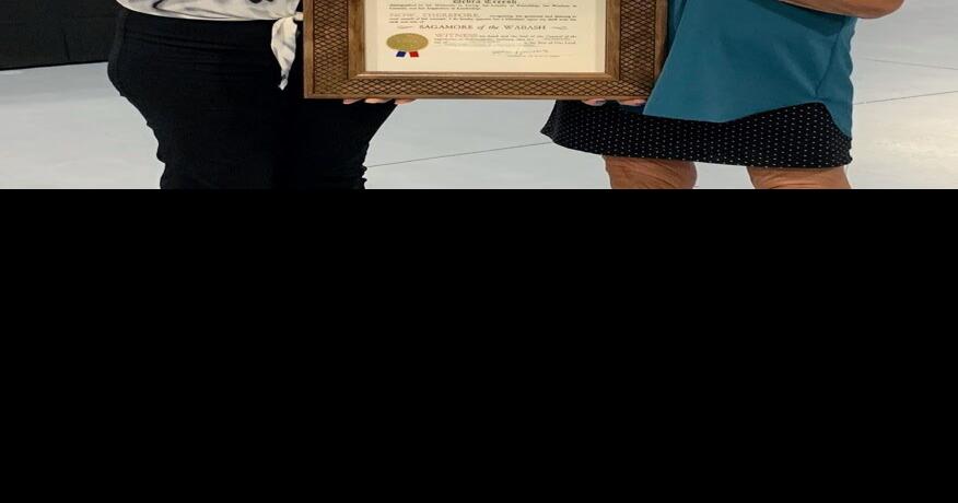 Treesh presented with Sagamore of the Wabash | Thestar | kpcnews.com