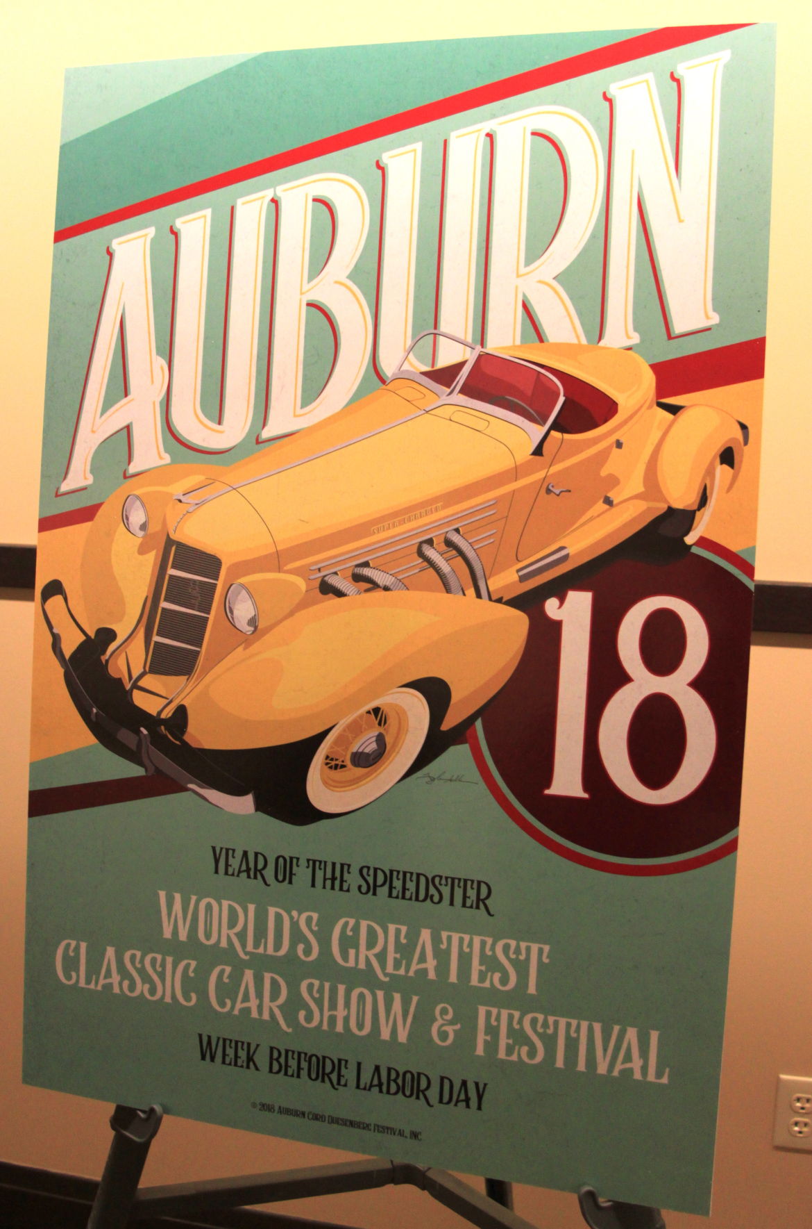 Most popular Auburn Cord Duesenberg Festival posters on Facebook ...