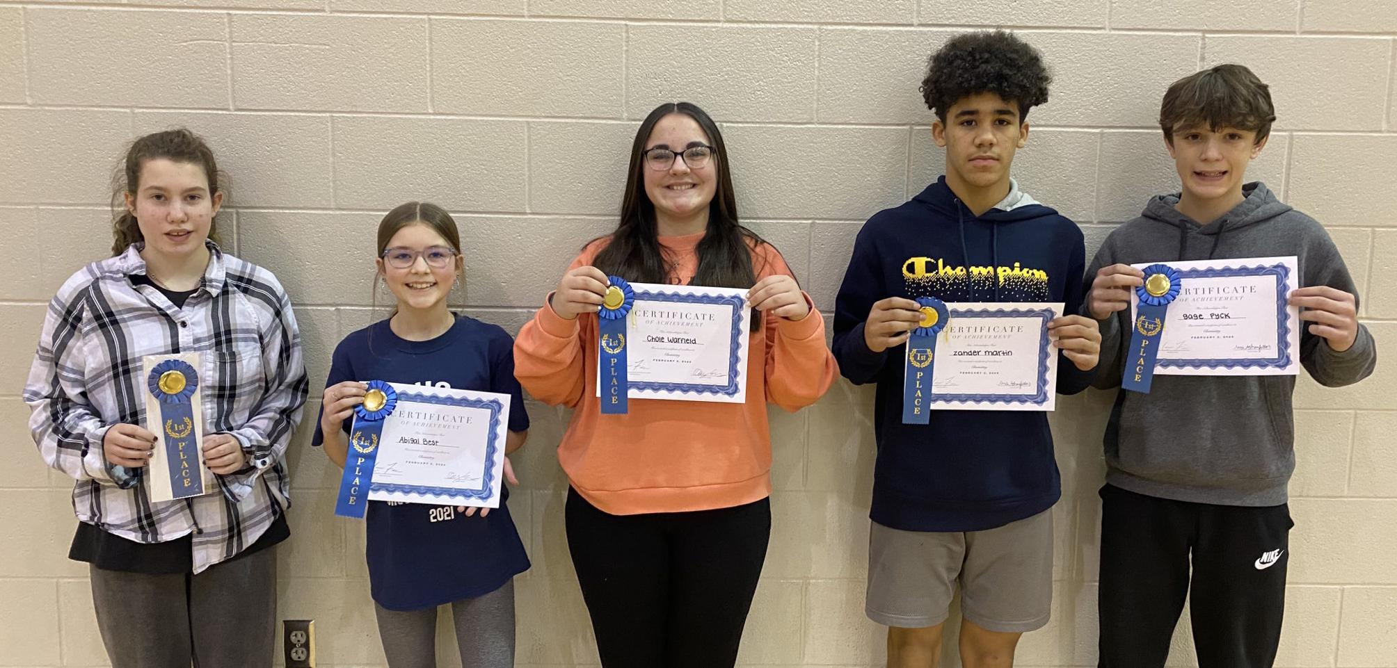 Chemistry awards | Garrett Clipper | kpcnews.com