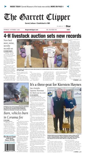 Page A1 | The Garrett Clipper e-Edition | kpcnews.com